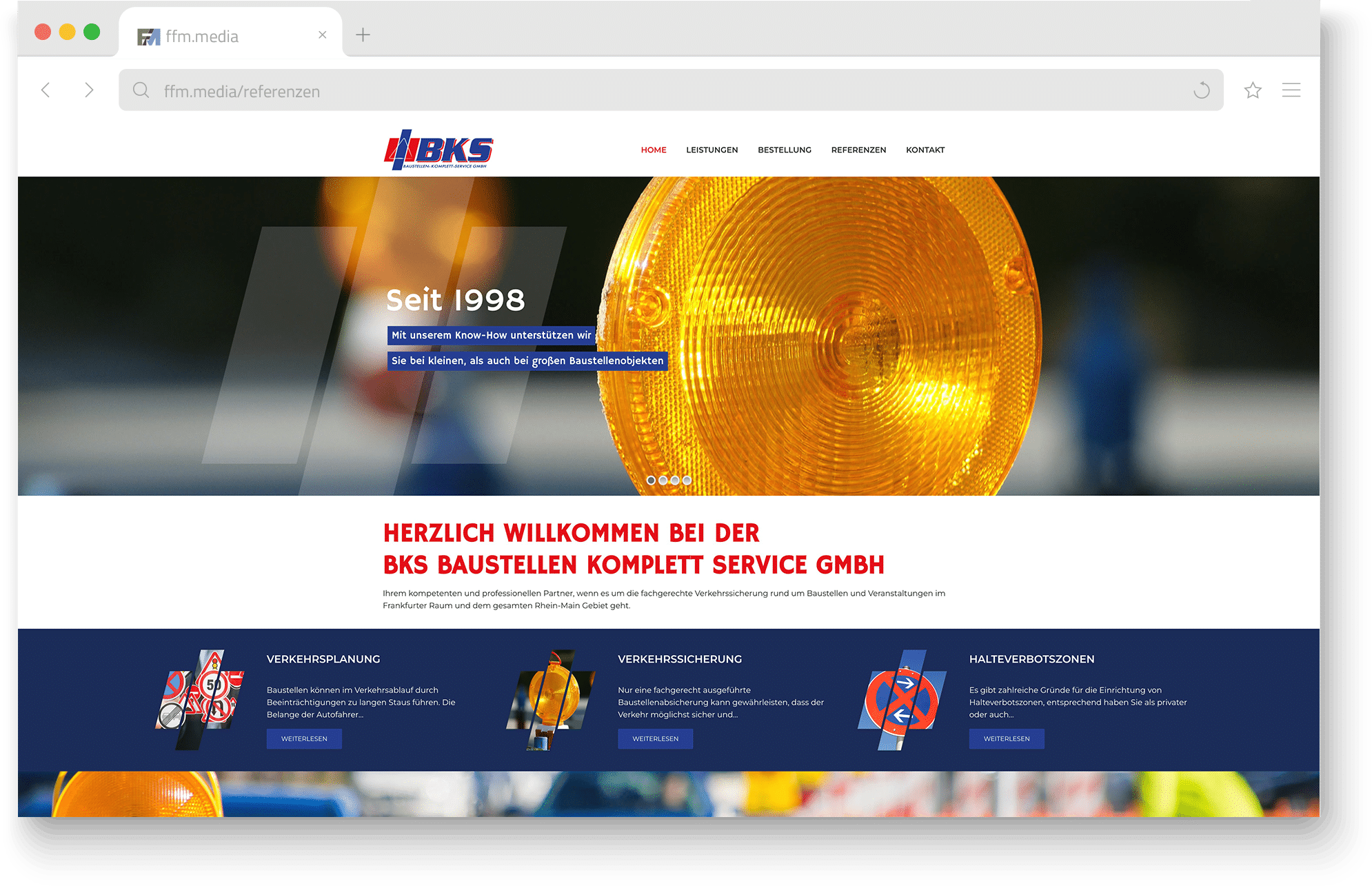 BKS BAUSTELLEN KOMPLETT SERVICE GMBH | ffm.media e.K. Rodgau | Webseite erstellen lassen ...